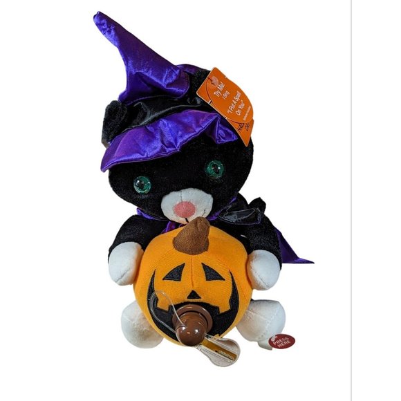 Spooky Village | Holiday | Cvs Sound Light Animated Black Cat Sways ...